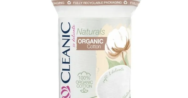 CLEANIC NATURALS COSMETIC PADS WITH HEMP 90 PCS