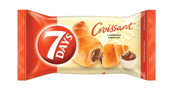 7 DAYS CROISSANT WITH COCOA FILLING 60G