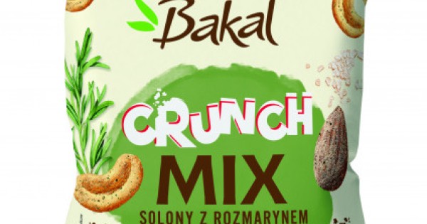 BAKAL Crunch Mix salted with rosemary Peanuts, cashews and almonds 150 g