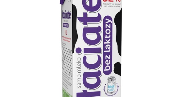MLEKPOL ŁACIATE UHT milk lactose free 3.2% 1L