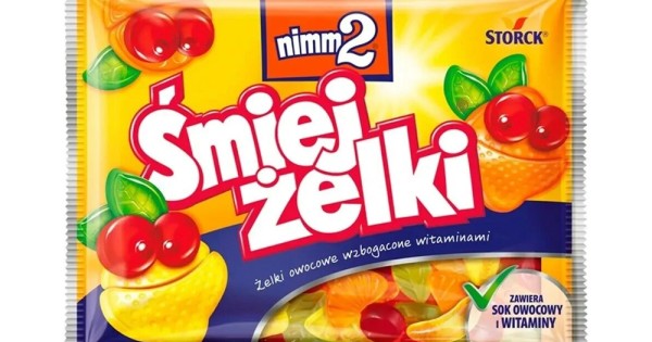 STORCK Nimm2 Śmiejżelki Fruit Gummies Enriched with Vitamins 100g