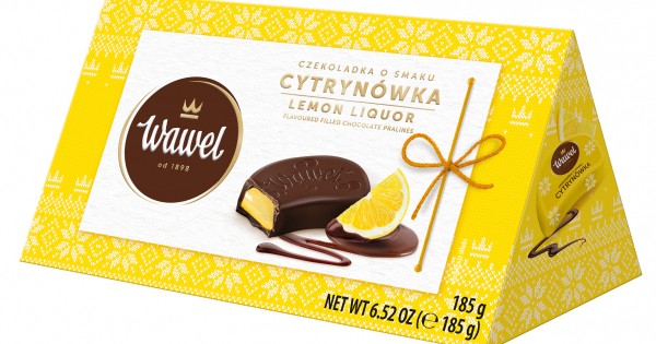 WAWEL CHOCOLATE BOX WITH LEMON FLAVORED CHOCOLATES 185G - WAWEL ...