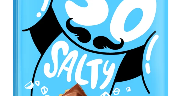 WEDEL SNACK So Salty chocolate bar with salty crisps 100g
