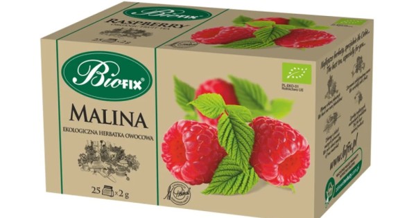 BIOFIX Raspberry Ecological Tea in tea bags 25x2