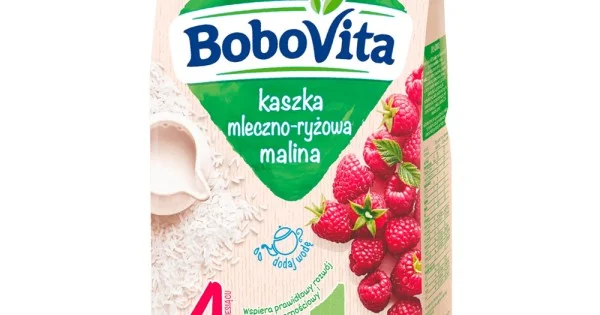 BoboVita milk and rice porridge, raspberry, after the 4th month 230g