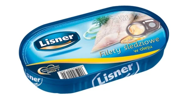 LISNER HERRING FILLETS IN OIL 170G