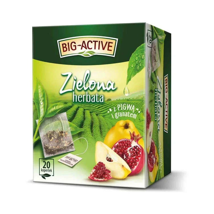 HERBAPOL BIG ACTIVE GREEN TEA WITH QUINCE & POMEGRANATE