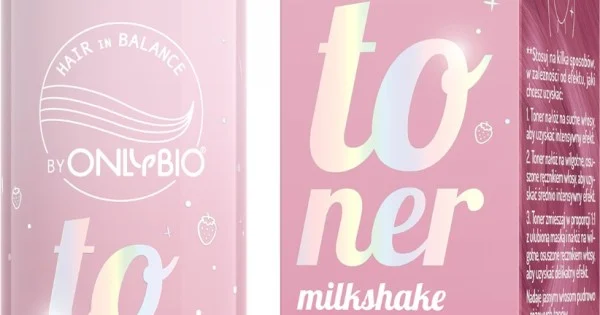 ONLYBIO HAIR IN BALANCE Hair toner STRAWBERRY MILKSHAKE 100 ml