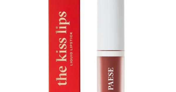 PAESE THE KISS LIPS LIQUID LIPSTICK 04 RUSTY RED 3.4ml