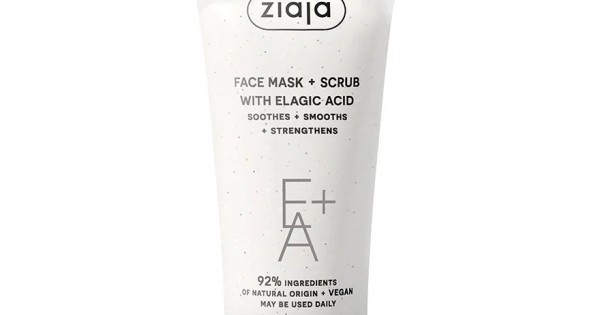 Ziaja Face Mask and Scrub With Elagic Acids 55ml